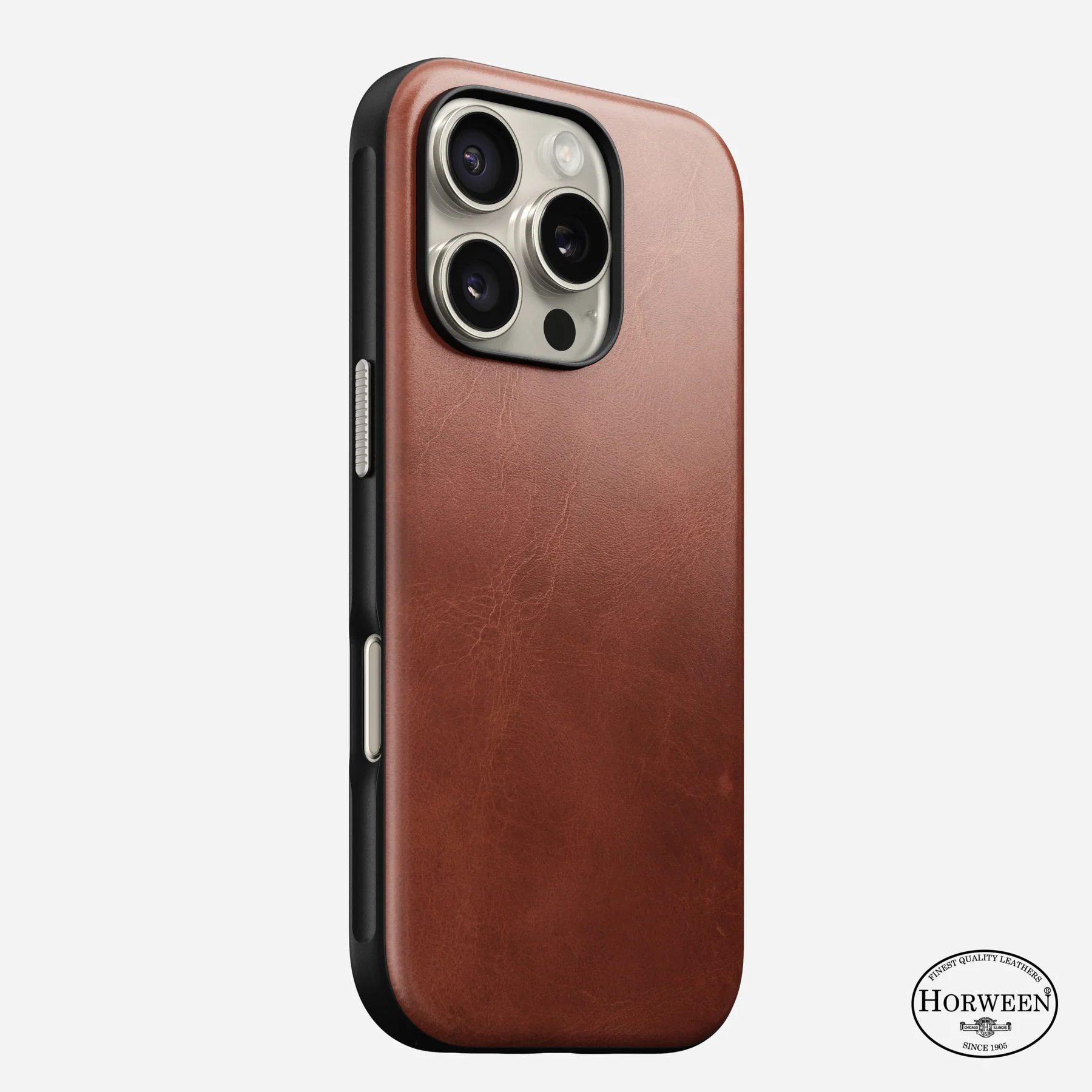 Modern Leather Folio for iPhone 15 Series | Horween® - FEVERGUY