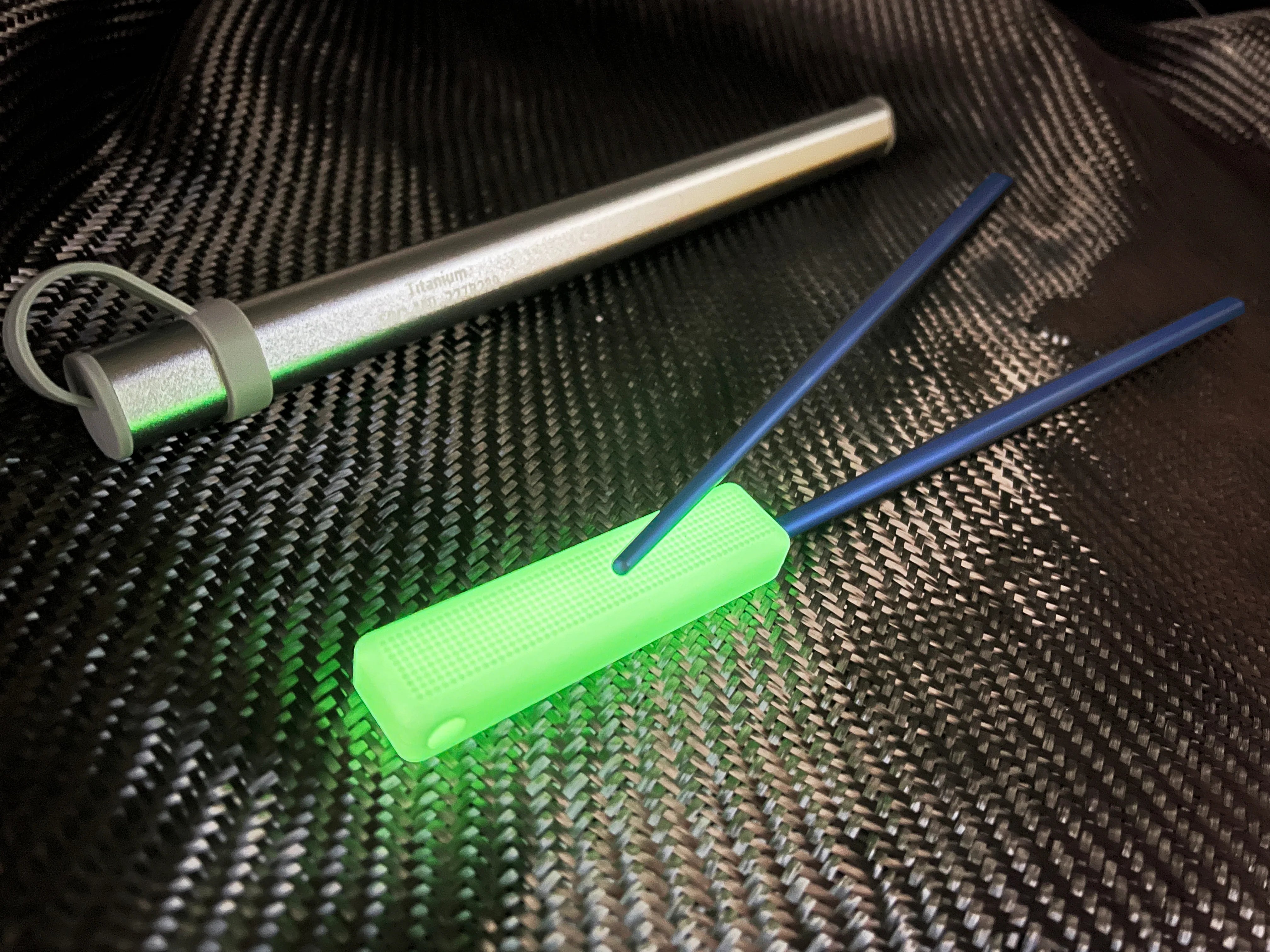 Blue Robusto Titanium Chopsticks Kit - Gen 6 – FEVERGUY