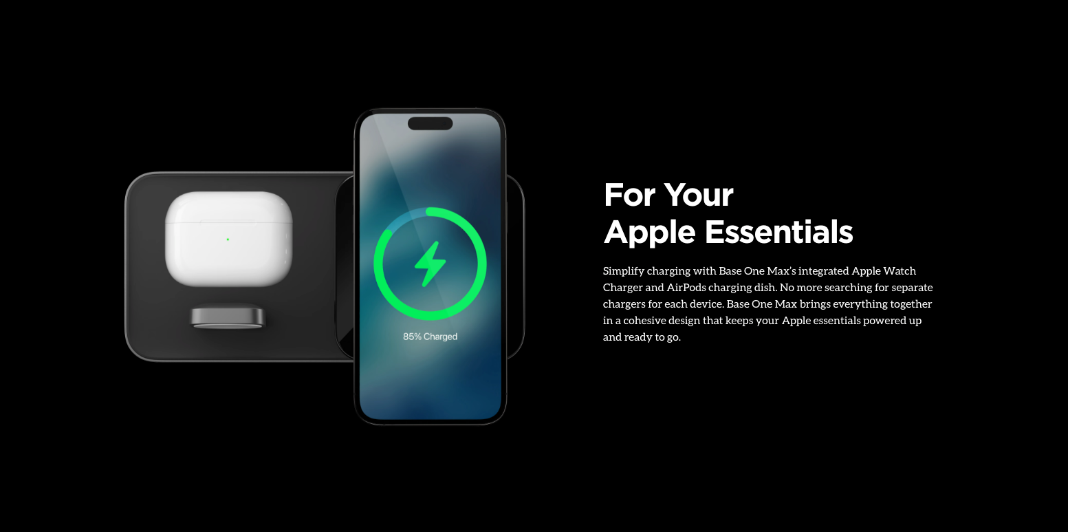 Base One Max 3 in 1 Magsafe Charger (1st generation) - FEVERGUY