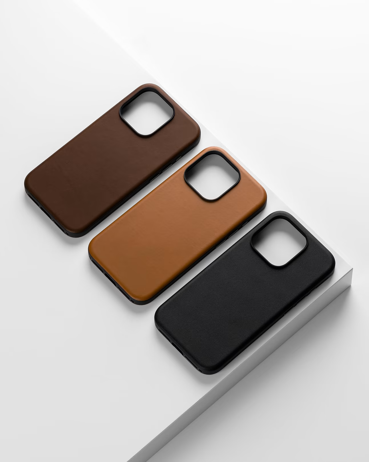 Modern Leather Case for iPhone 15 Series | Nomad Leather - FEVERGUY